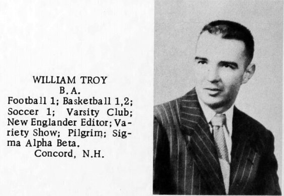 William Troy Award | New England College