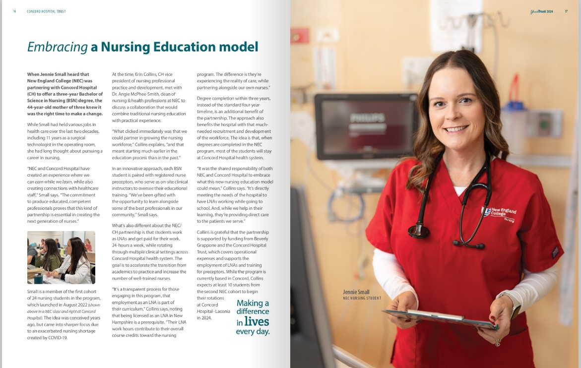 Embracing a Nursing Education Model - New England College