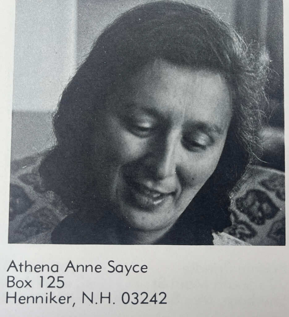New England College Mourns the Loss of Athena Anne Sayce, Longtime ...