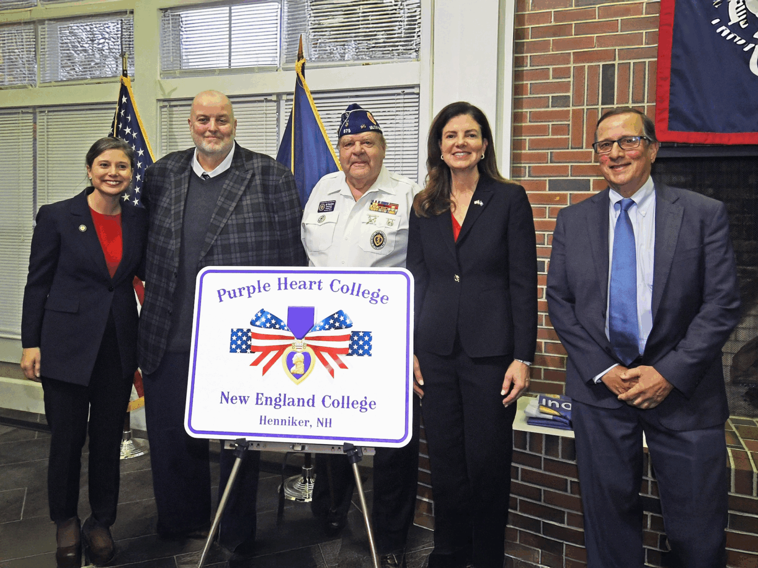New England College Designated a Purple Heart College - New England College